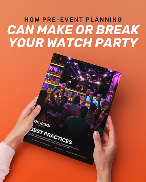 How Pre-Event Planning Can Make or Break Your Watch Party - Joe Hand ...